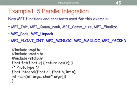 PPT Introduction TO MPI PowerPoint Presentation Free Download ID 2392945