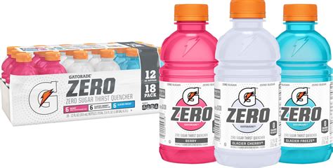 Gatorade Zero Flavor Variety Pack 12 Fl Oz Bottles 18