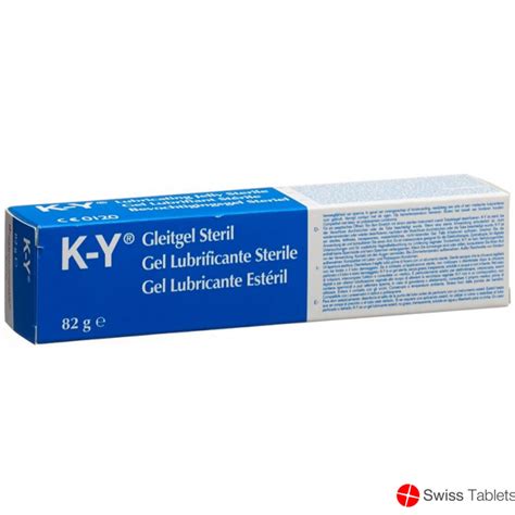 k y gelee gleitmittel medical steril tube 82g