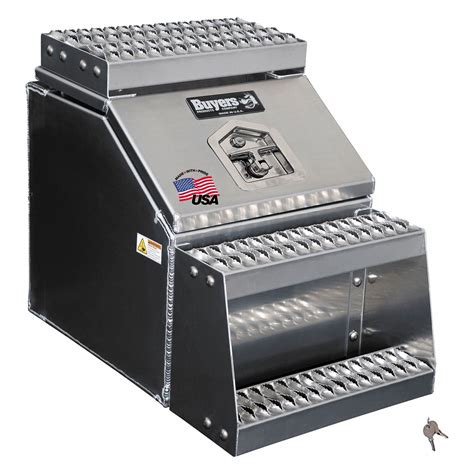 Buyers Products Aluminum Silver Step Boxes 820jm61705284 Grainger