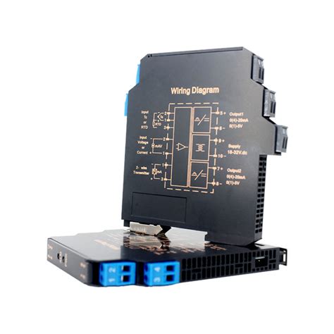 dc signal isolator 4 20ma 0 20ma 0 5v 0 10v input output 12vdc 24vdc