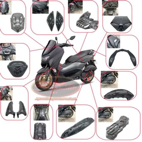 Variasi Bodi Kit Yamaha Nmax All New 2020 2021 Carbon Karbon Nemo