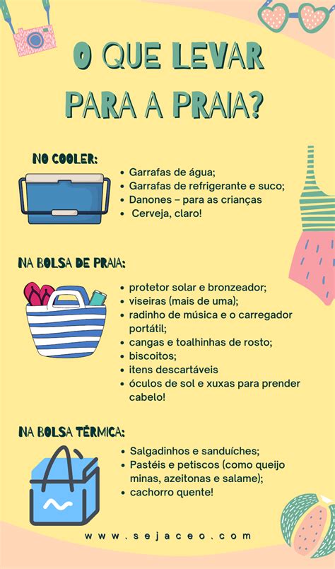 O Que Levar Para Praia Checklist Completo Para Curtir A Viagem Artofit