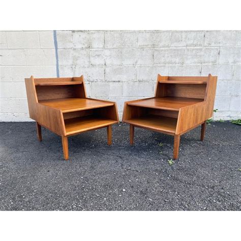 1959 Mid Century Modern Kip Stewart For Drexel Declaration Side Tables
