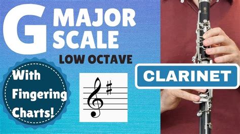 B Flat Clarinet Scales Finger Chart