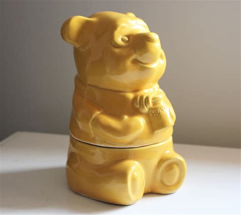 Vintage Walt Disney Winnie The Pooh Storage Jar Ceramic Etsy