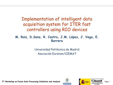 ppt implementation of intelligent data acquisition system for iter