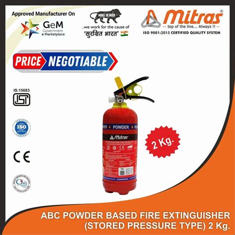 Abc Stored Pressure Type Fire Extinguisher 2 Kg At ₹ 3300 In New Delhi