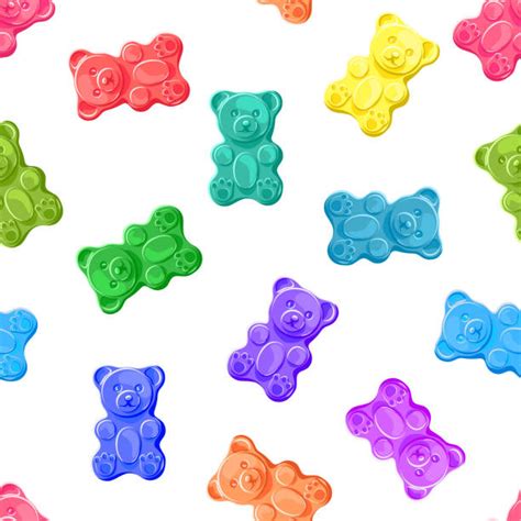 Gummy Bears Background Stock Vectors Istock