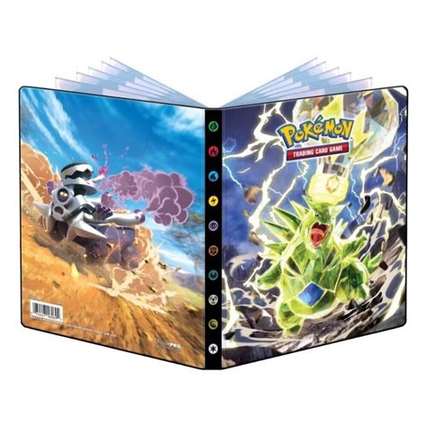 ULTRA PRO ALBUM POKEMON 10 PAG 4 TASCHE OSSIDIANA INFUOCATA SCARLATTO E