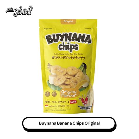 Jual Buynana Banana Chips Original 100gr Keripik Pisang Manis
