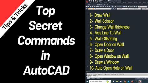 best autocad time saving commands👈 top 10 secret command in autocad