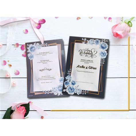 Jual Undangan Viral Rustic I Cetak Undangan Pernikahan Rustic I Jual