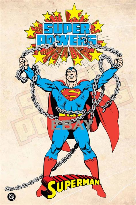 1988 Super Powers Superman Breaking Chains Model Art Justice League