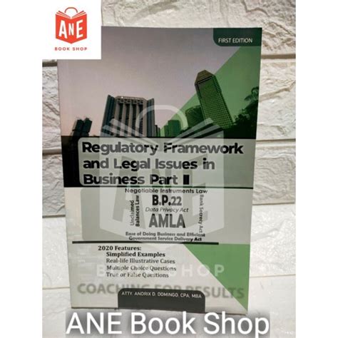 AUTHENTIC REGULATORY FRAMEWORK and LEGALS ISSUES IN BUSINESS Part 1 and 2 by Atty. Andrix ...