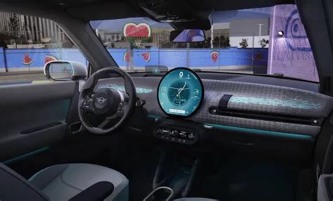 Next Gen Mini Debuts A 94 Inch Circular Oled Display Supports The Bmw