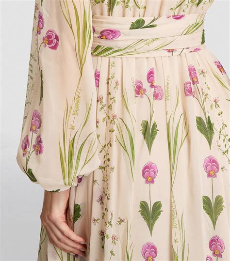 Silk Floral Maxi Dress Sis Label