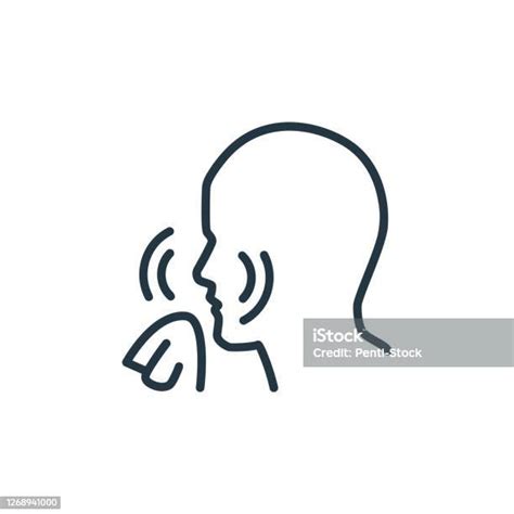 흰색 배경에 격리 된 코 벡터 아이콘입니다 개요 웹 사이트 디자인 및 모바일 응용 프로그램 개발을위한 얇은 라인 코 아이콘 얇은