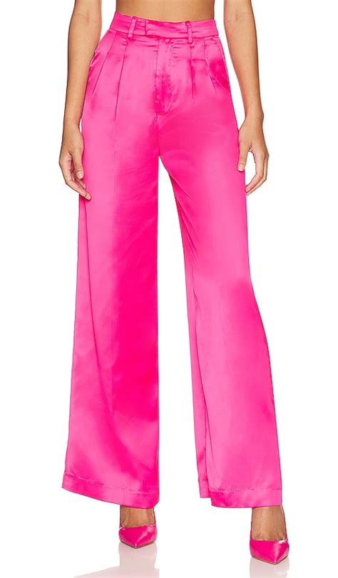 Lovers And Friends Andie Trouser Pant In Raspberry Pink Revolve