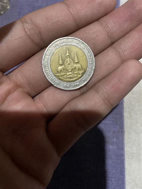 เหรียญ10บาทรุ่นฉลองสิริราชสมบัติครบ50ปีกาญจาภิเษก 2539 Ennxo