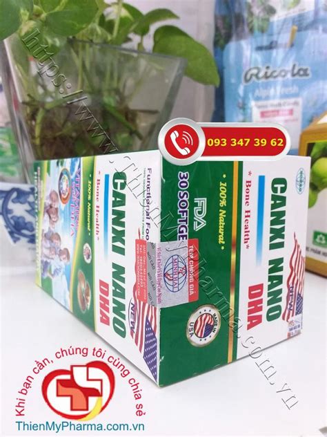 ViÊn UỐng BỔ Sung Canxi Nano Dha HÀng NhẬp KhẨu TỪ MỸ