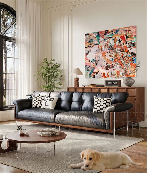 中古复古多人沙发su模型下载【id1187951205】知末su模型网