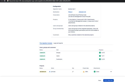 How To Generate Jcma Plan Migration Reports And Error Logs Zip Files
