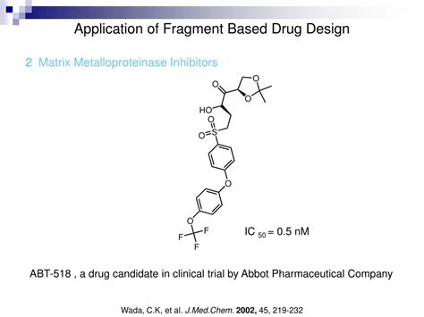 Ppt Fragment Based Drug Design Powerpoint Presentation Free