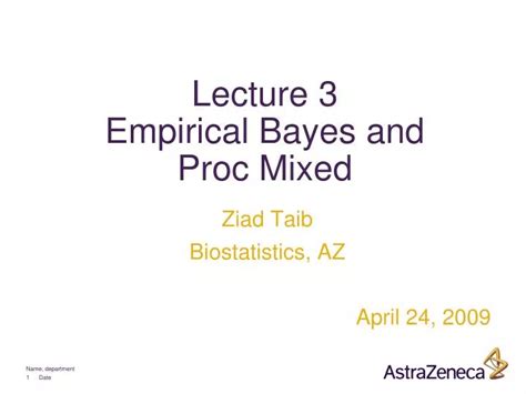Ppt Lecture 3 Empirical Bayes And Proc Mixed Powerpoint Presentation