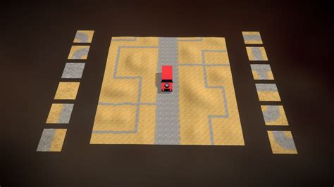 Terrain Tile Set Download Free 3d Model By Beltiz Belenozba