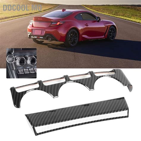Docool Mo แผงควบคุมสวิตช์ac Trimคาร์บอนไฟเบอร์สำหรับsubaru Brz Zn8 Zd8 2022 เป็นต้นไป Shopee