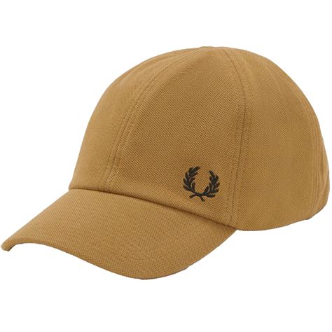 Fred Perry Classic Piqué Cap Dark Caramel Hw6726