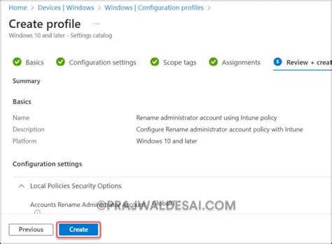 Rename Built In Administrator Account Using Intune
