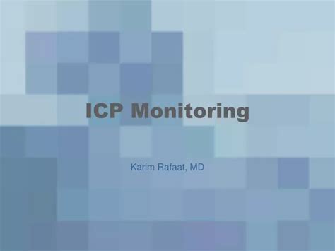 Ppt Icp Monitoring Powerpoint Presentation Free Download Id2179158