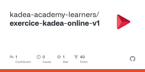 Github Kadea Academy Learners Exercice Kadea Online V1