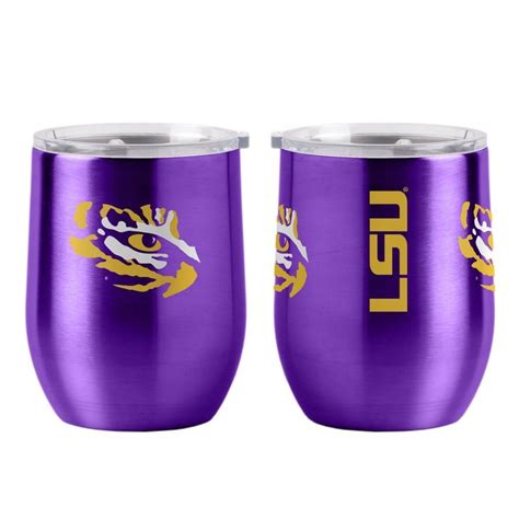 Lsu Tigers Travel Tumbler 16oz Ultra Curved Beverage