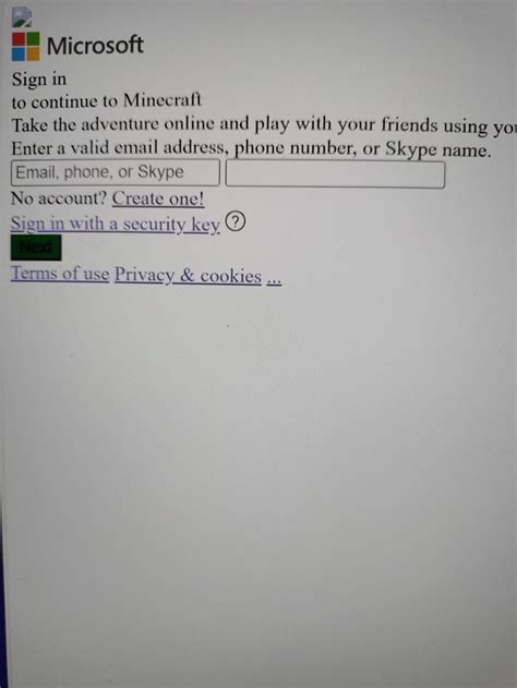 Microsoft Sign In Issues Java Rminecrafthelp