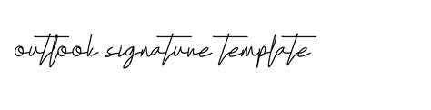 95 Outlook Signature Template Name Signature Style Ideas Special