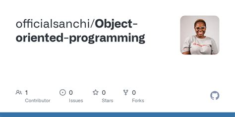 Github Officialsanchiobject Oriented Programming