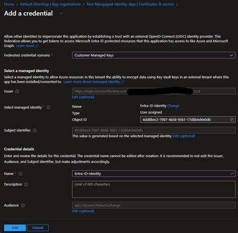 ASP NET Entra ID Authentication With Managed Identities Alex S