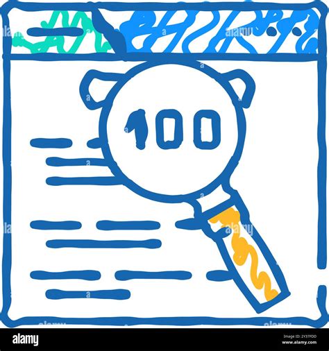 Indexing Seo Icon Doodle Illustration Stock Vector Image And Art Alamy