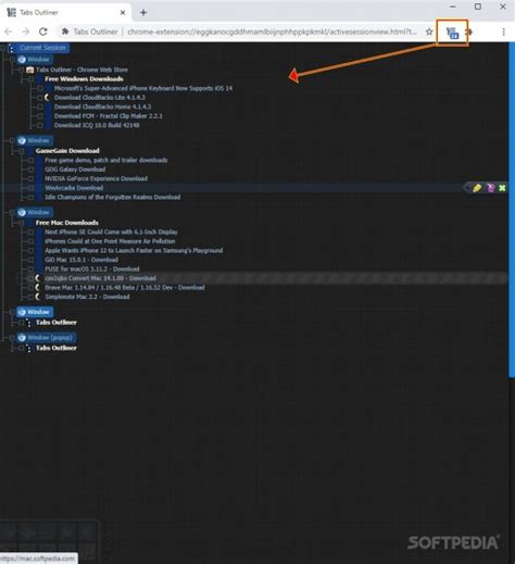 Tabs Outliner Download Softpedia