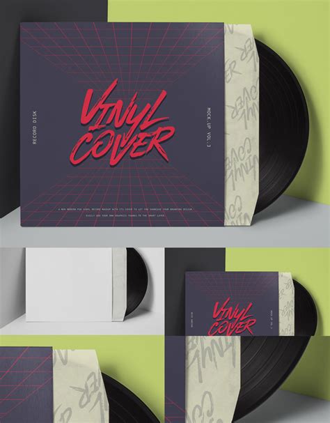 Free Psd Vinyl Cover Record Mockup 2018 Mockup Planet