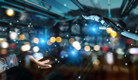 디지털 네트워크 연결 3d 렌더링을 사용하는 흰색 로봇 손 가상현실에 대한 스톡 사진 및 기타 이미지 가상현실 공학 과학 Istock