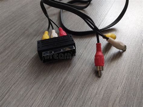 Electrical Computer Wires For Current And Information Transfer Stock