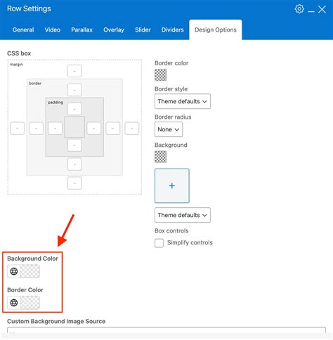Using Color Palette Colors For Wpbakery Sections Rows And Columns