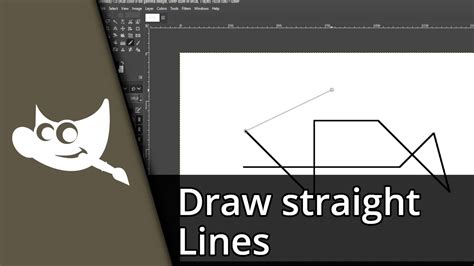 Draw A Straight Line In Gimp Gimp Straight Line Tool Tutorial YouTube
