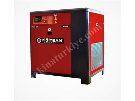 45 Kw / 60 Hp Vidalı Kompresör Yiğitsan YVK-60 | makinaturkiye.com