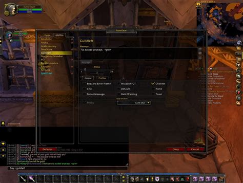 Guild Quit Guild Left Bash Message Group Guild And Friends World Of Warcraft Addons