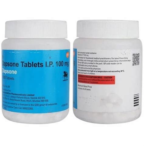 100mg Dapsone Tablets At ₹ 459bottle Skin Care Medicine In Nagpur